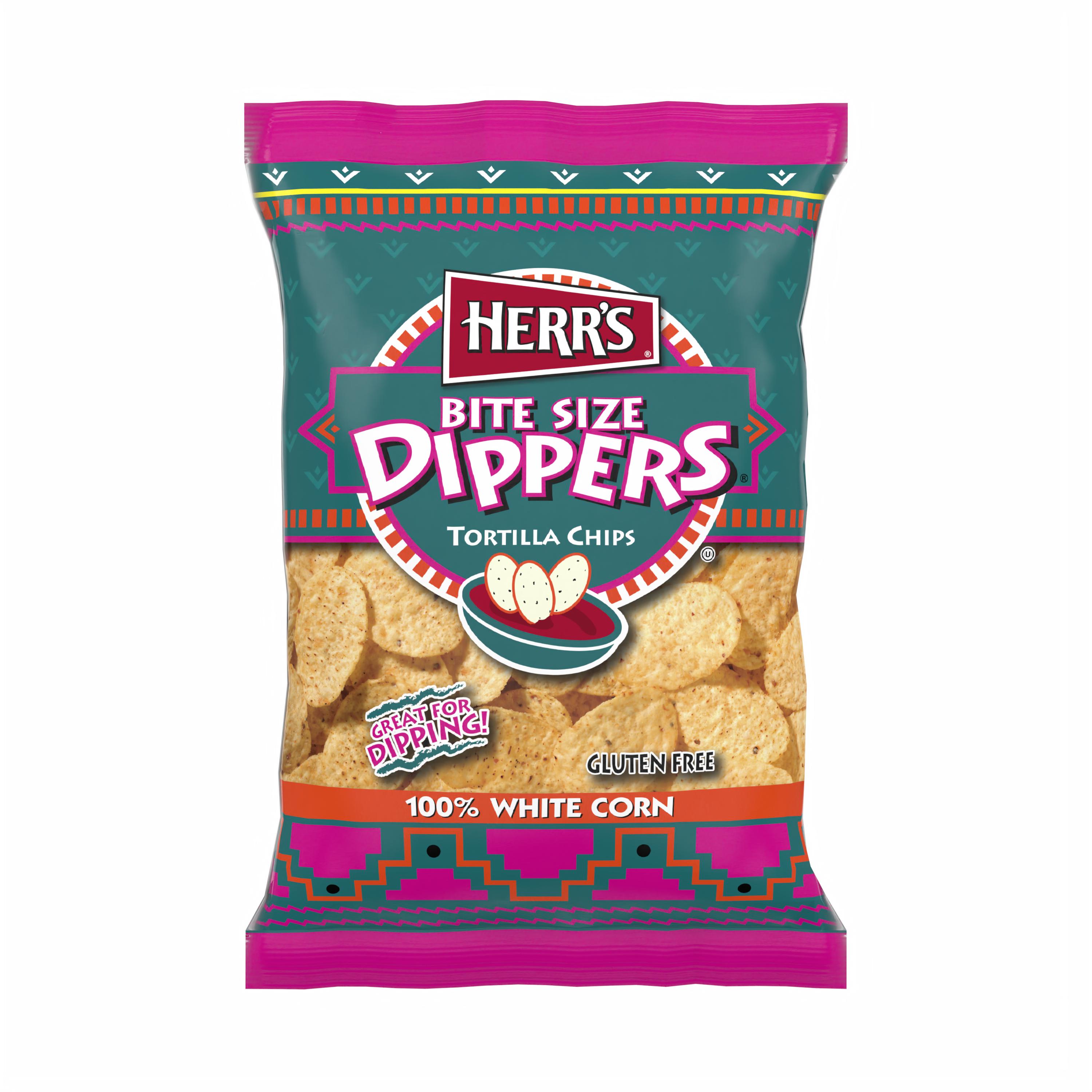 Herr's Bite Sized Dippers Tortilla Chips, 10 oz. Bag | Rural King