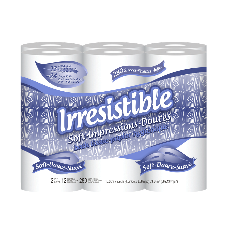 Irresistible Bath Tissue Double Roll, 12 Pack | Rural King
