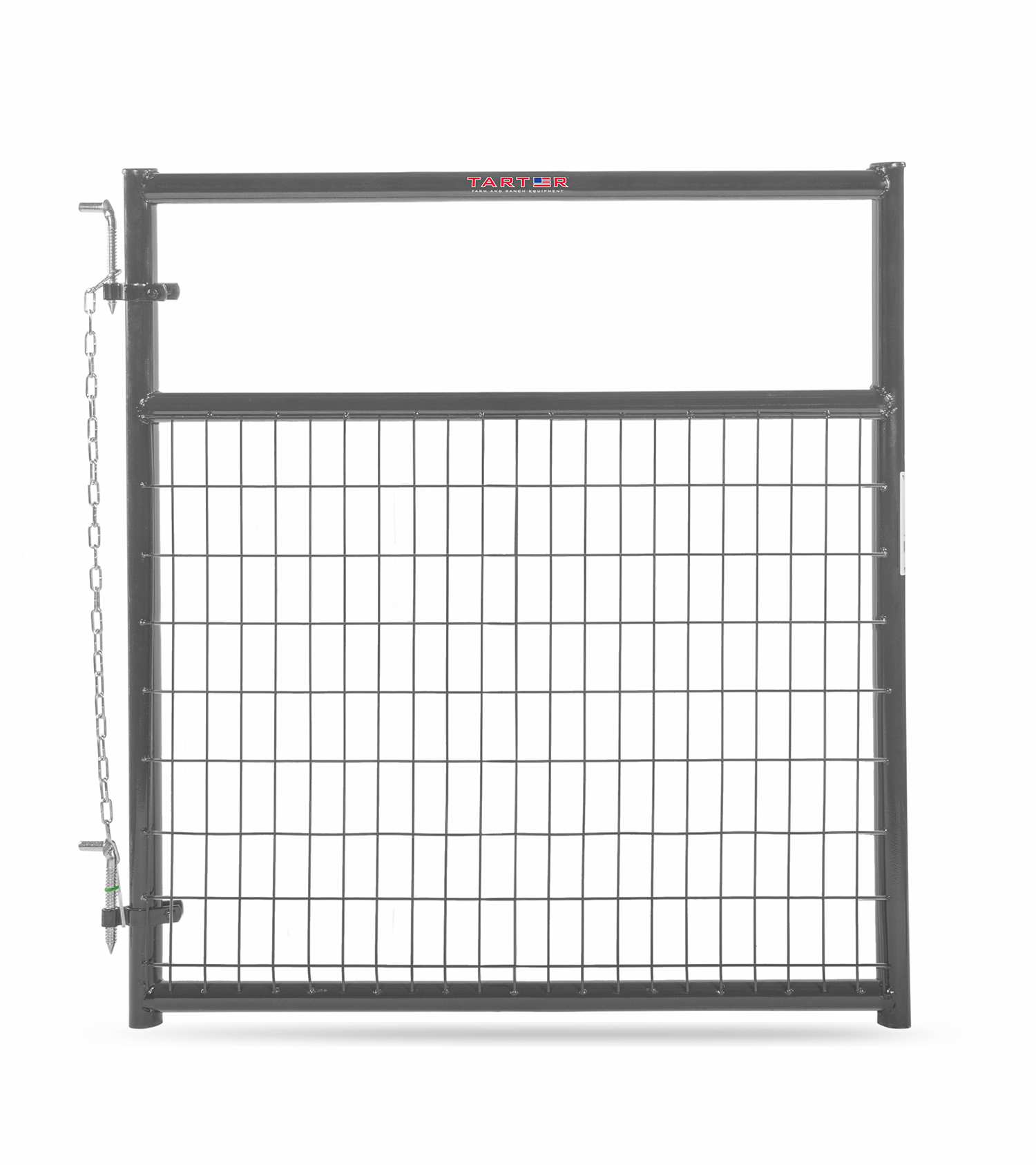Tarter® 4' Watchman Square Corner Wire Mesh Gate, Gray - WFGGRSC4 ...