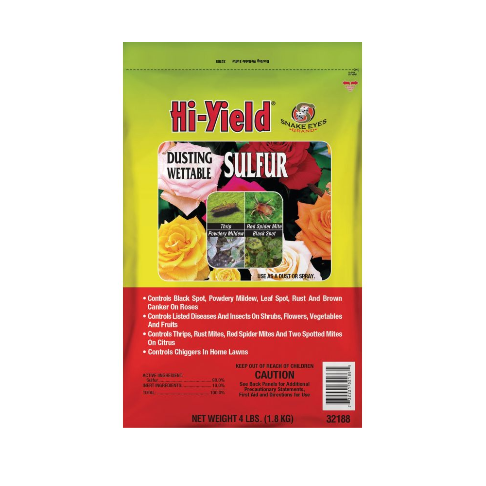 Hi -Yield VPG Dusting Wettable Sulfur, 4 lb. Bag - 32188 | Rural King