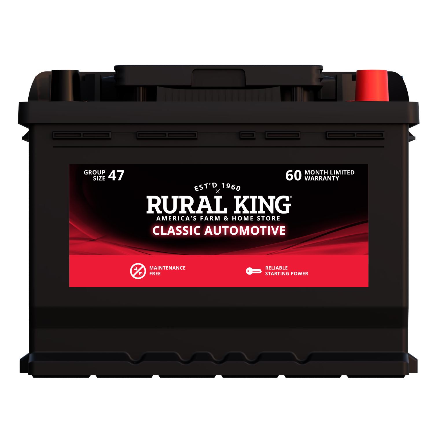 Rural King Classic Automotive Battery - 47-60 | Rural King