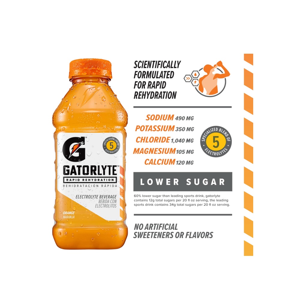 Gatorlyte Rapid Rehydration Electrolyte Beverage 20 oz. Bottle | Rural King