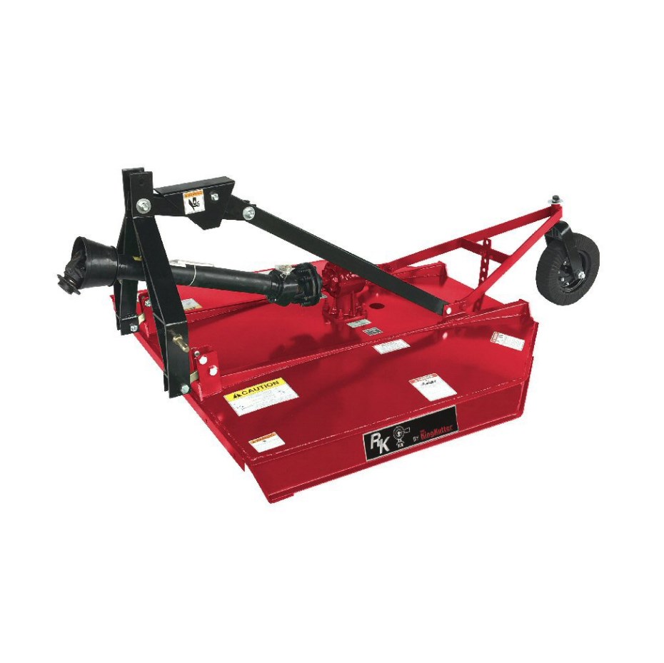 King Kutter 5' Flex Hitch Rotary Kutter with Slip Clutch, Red - L-60-40 ...