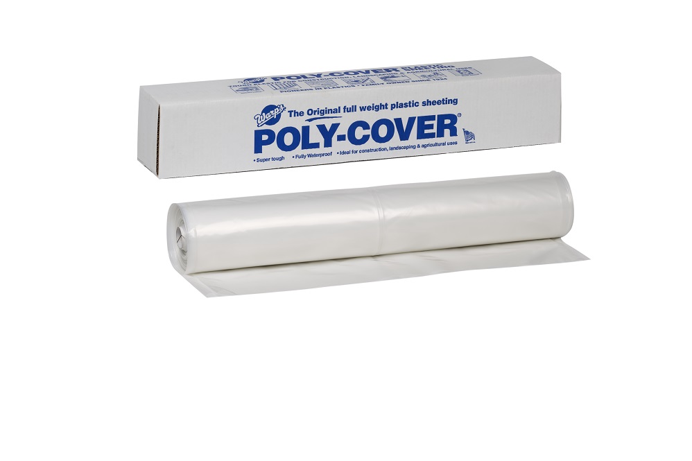 Poly-Cover Clear 12' x 100' Plastic Sheeting - 4X12-C | Rural King