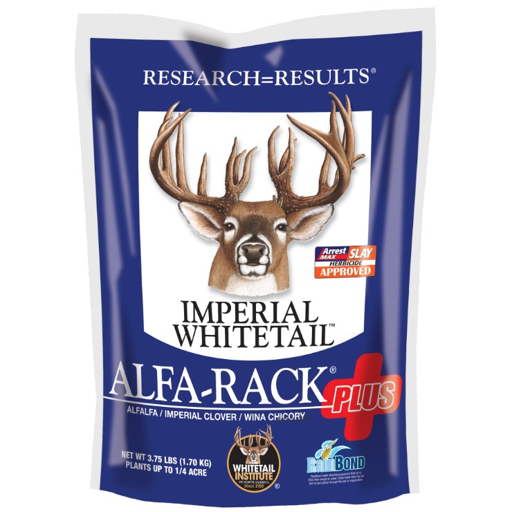 Imperial Whitetail Alfa-Rack Plus (Perennial) 3.75 lbs. Covers ¼ Acre ...