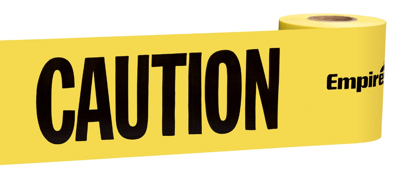 yellow caution tape