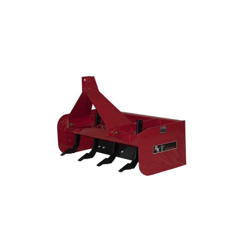 King Kutter 4' Box Blade with 4 Shanks, Red - BB-48-RR | Rural King