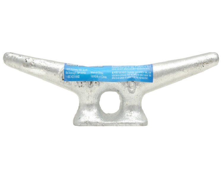 14 Inch Galvanized Cast Iron Cleat 14" Galvanized Cast Iron Dock Cleat ...