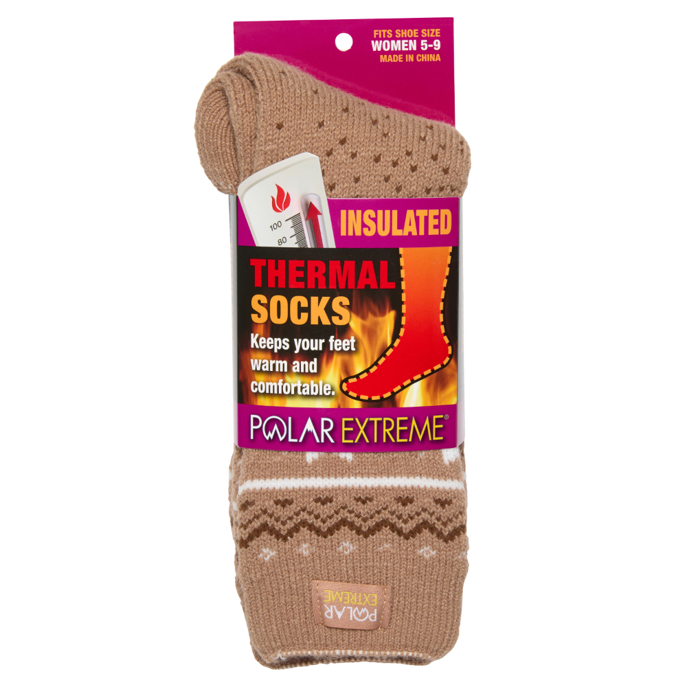 Polar Extreme Insulated Thermal Socks Sock Stack 12 Pairs Ladies ...