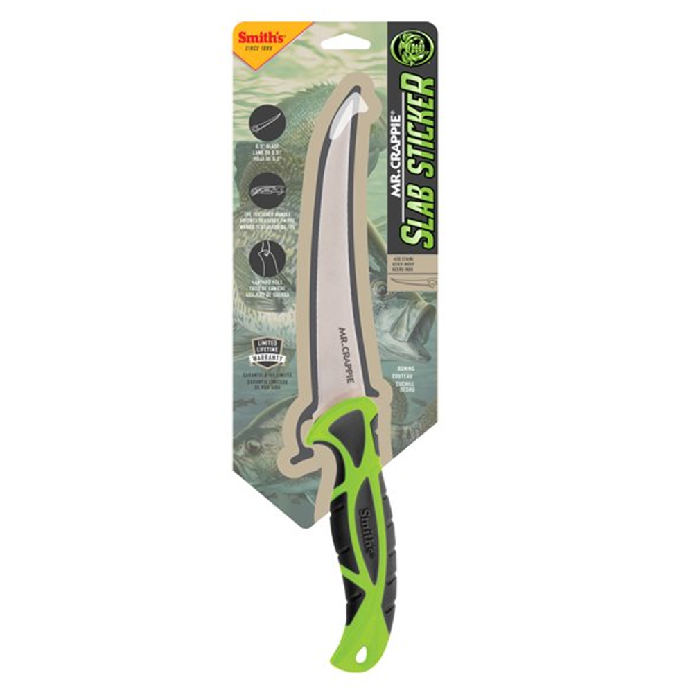 Smith's Mr. Crappie Curved 6\" Slab-Sticker Fillet Knife - 51208 ...