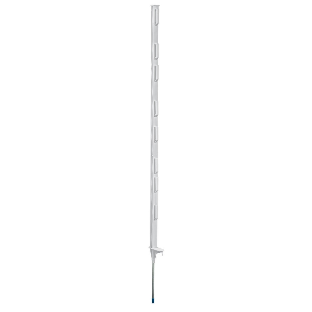 4' Step-In Electric Fence Poly Post, White - 10004300 | Rural King