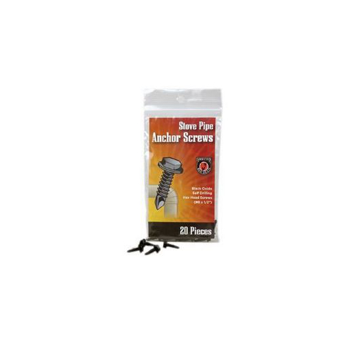 Meeco Stove Pipe Screws 20 Pack Black 5020 | Rural King