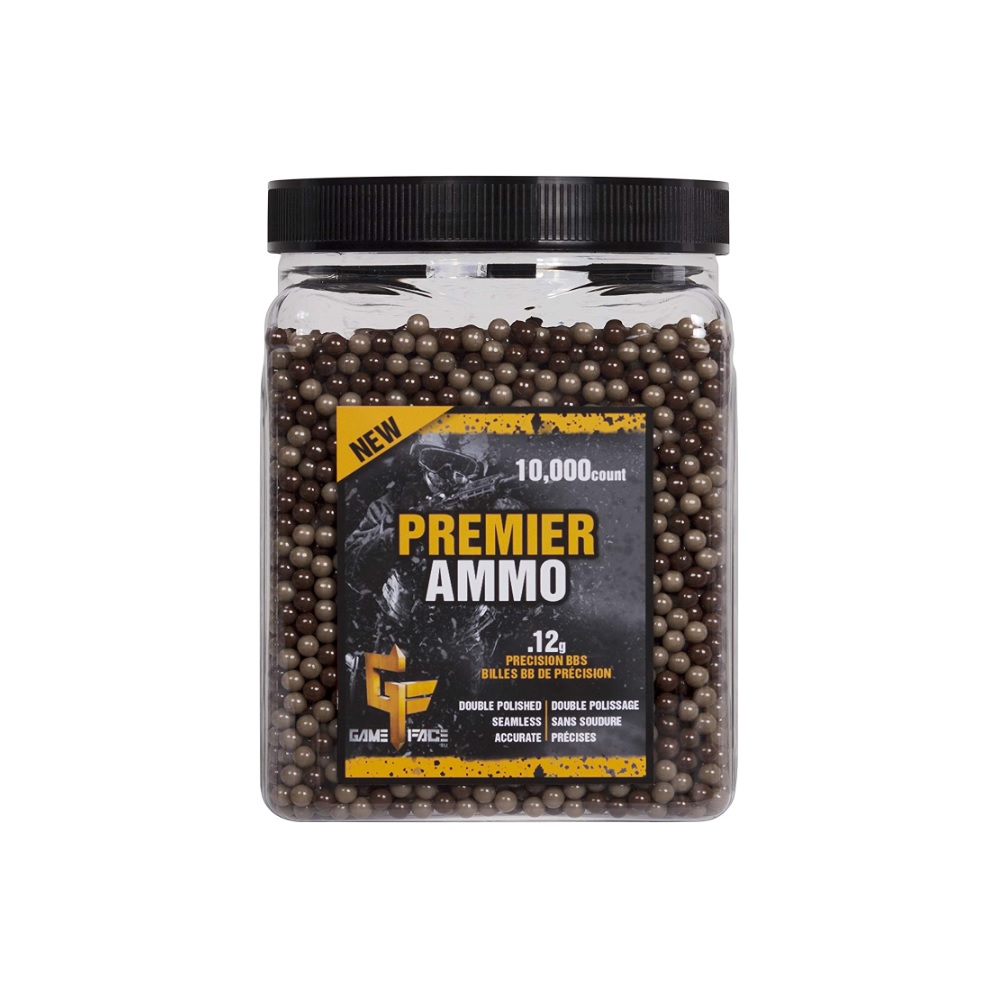 Gameface Premier Airsoft Ammo (.12) 10,000 Qty - ASP10K12 | Rural King