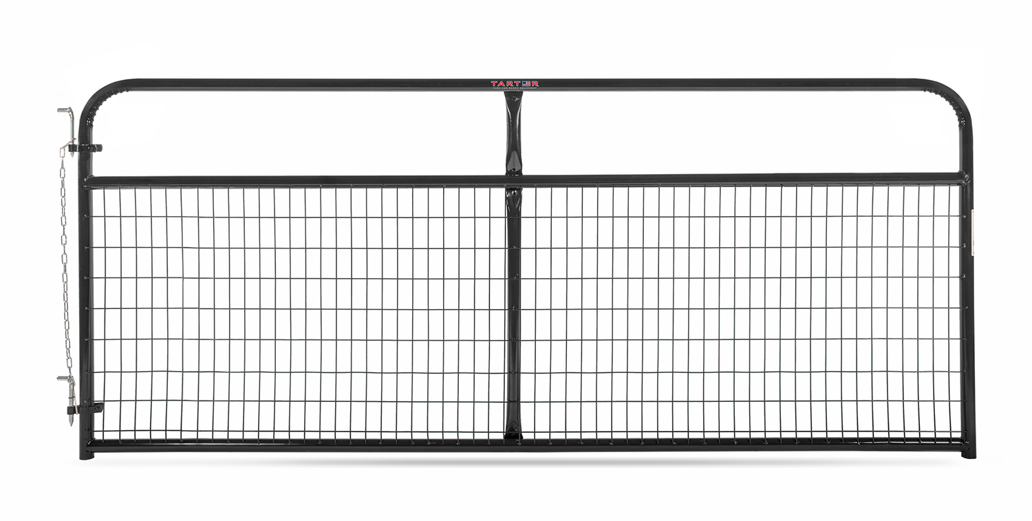 Tarter® 10' Watchman 2\" x 4\" Wire Mesh Gate, Black - WFGBL10 | Rural King