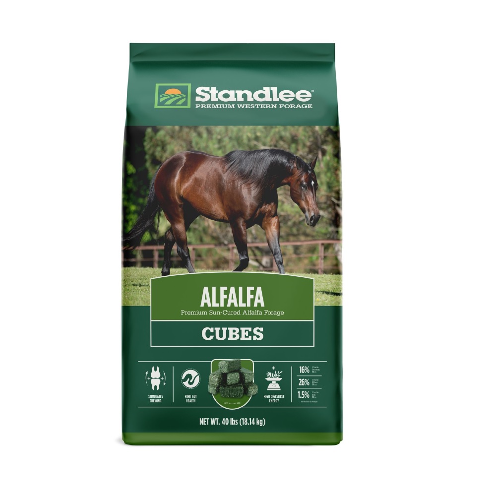 Standlee Premium Western Forage Alfalfa Hay Cubes Horse Feed, 40 lb ...