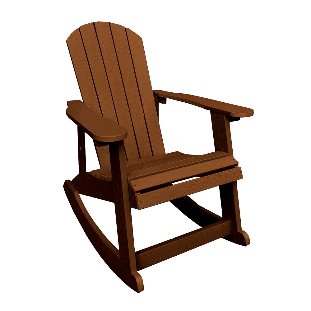 Alpine Dark Teak Rocking Adirondack Chair - MFW106DTK | Rural King