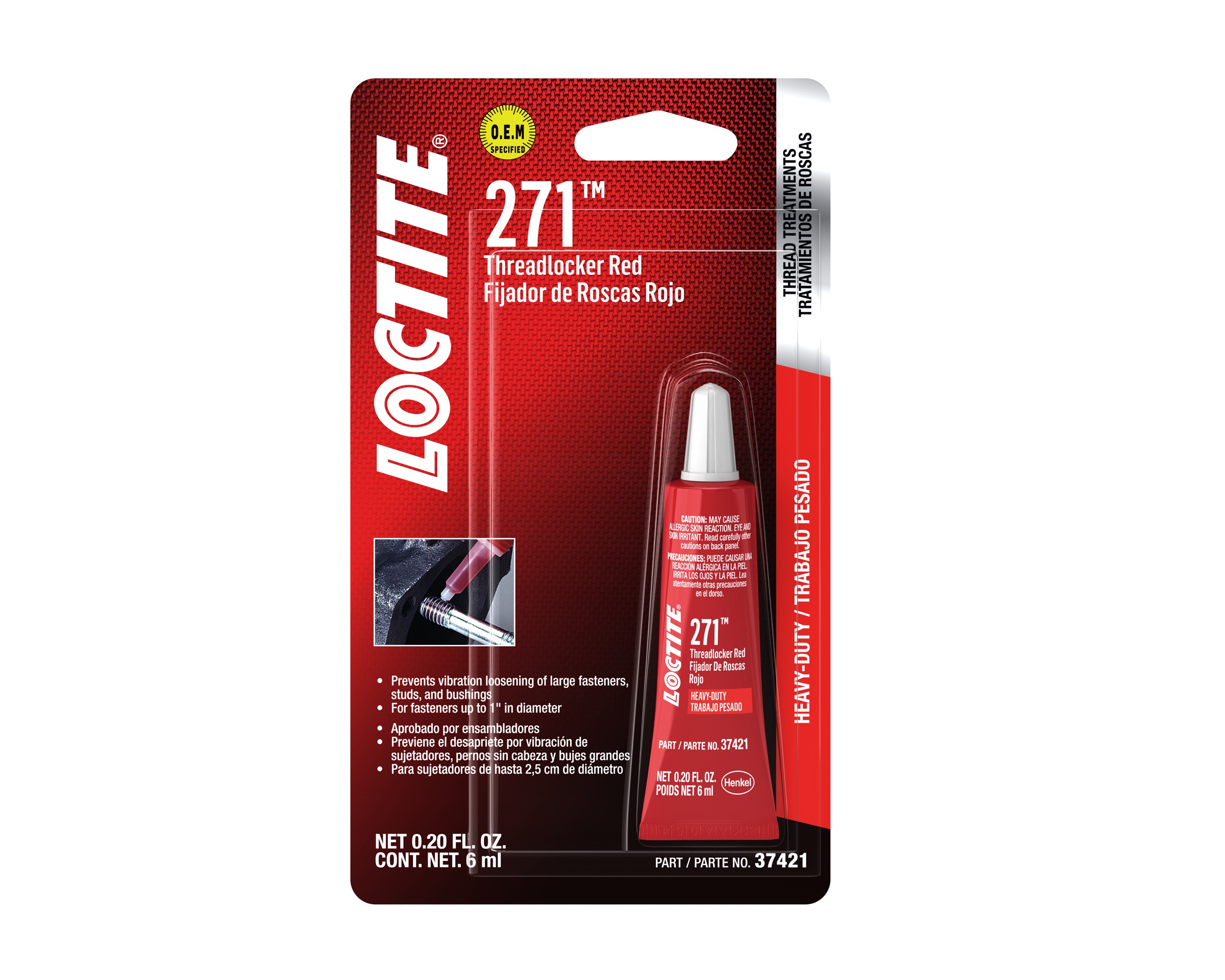 Loctite 271 Heavy Duty Threadlocker 6 ml 37421 | Rural King