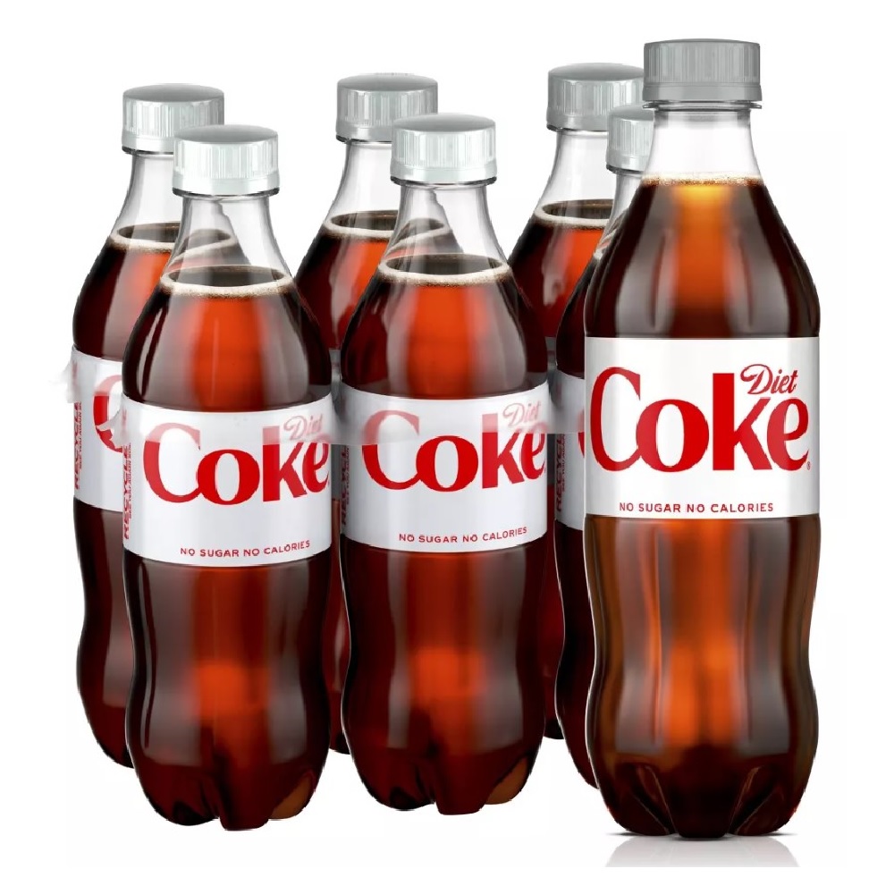 Diet Coke Soda Pop, 16.9 fl oz, 6 Pack Bottles | Rural King