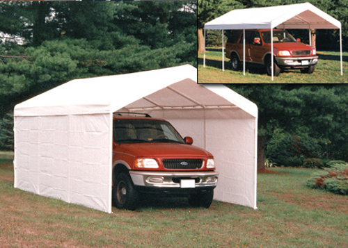ShelterLogic 10' x 20' Super Max™ 2-in-1 Canopy, White Cover with ...