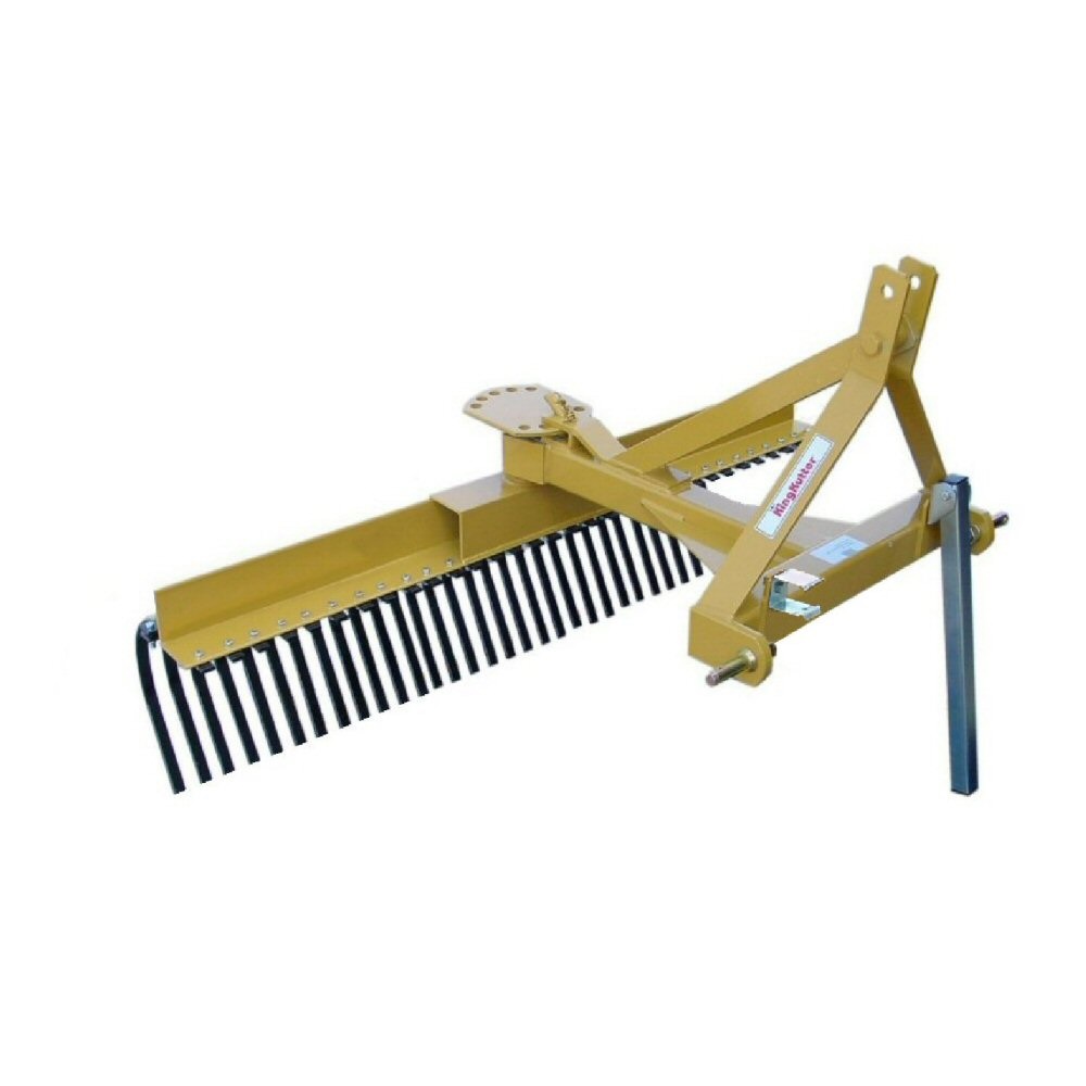 King Kutter 5' Landscape Rake, Yellow - TYR-60-YK | Rural King