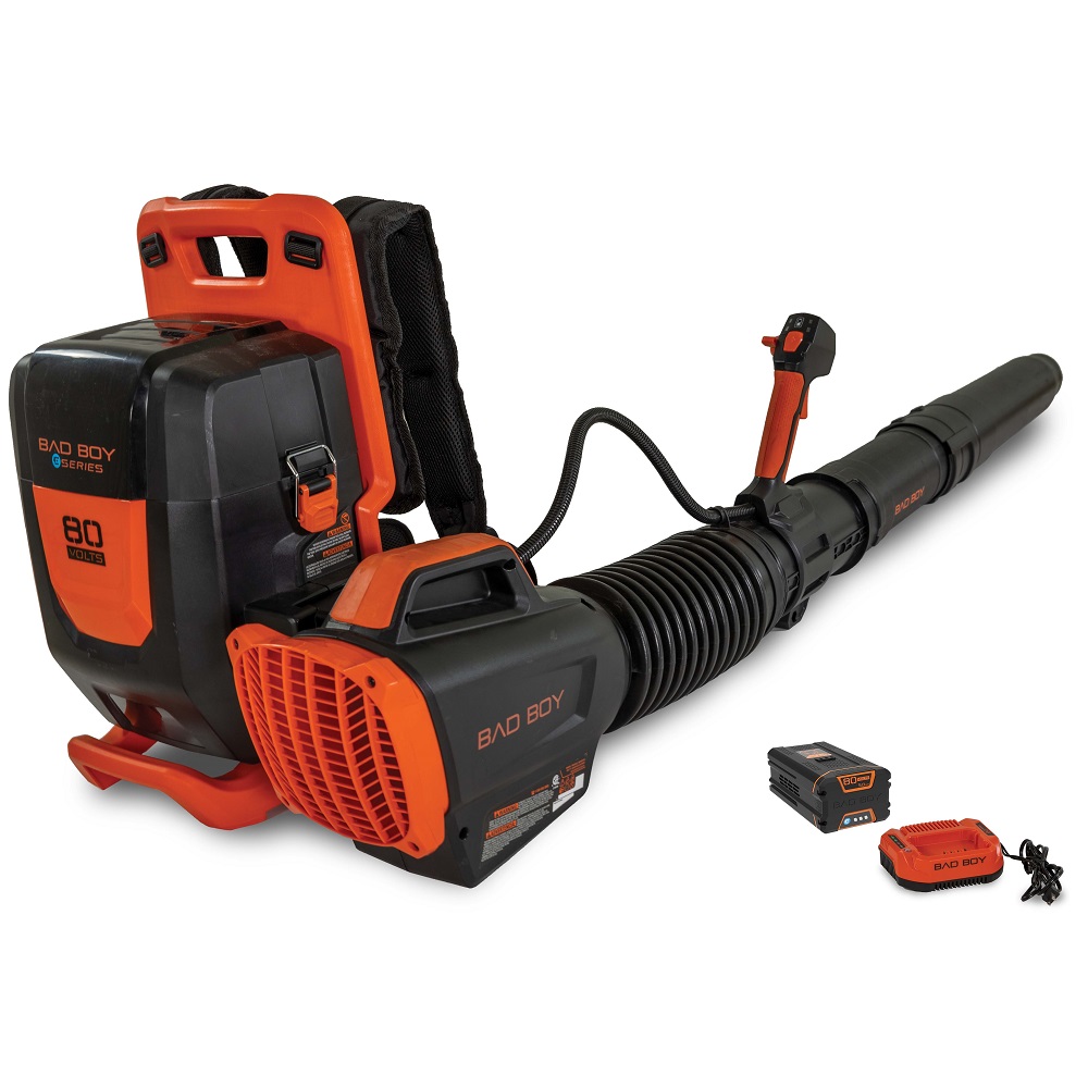 Bad Boy 80V Dual Port Backpack Blower with Battery and Charger - 088 ...