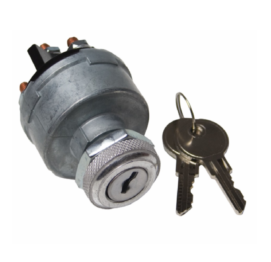 Uriah Products Switch, Ignition 30A 12Vdc 4-Positions, with 2 Keys ...