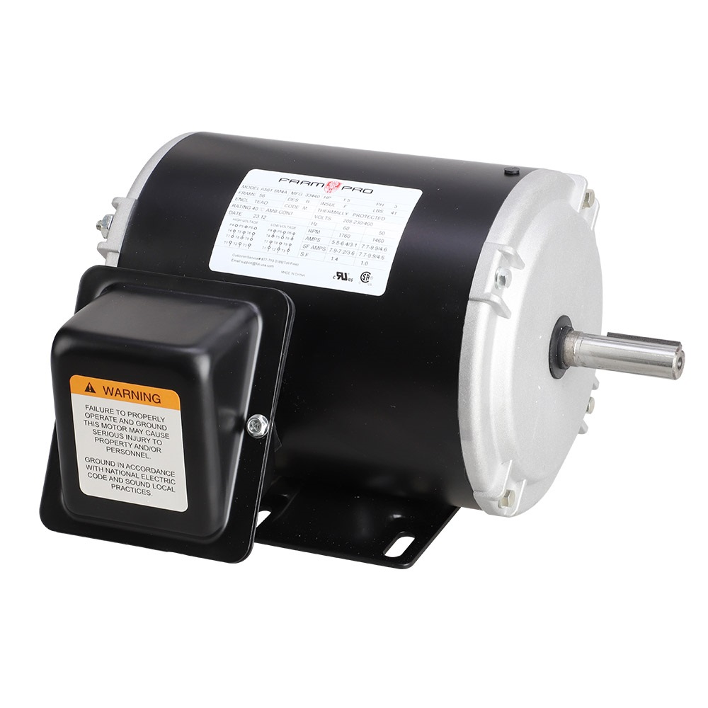 Farm Pro Three Phase Fan Teao Motor 1.5 HP 1750 RPM - 33440 | Rural King