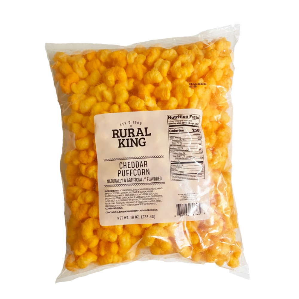 Rural King Cheddar Puffcorn, 10 oz. Bag | Rural King