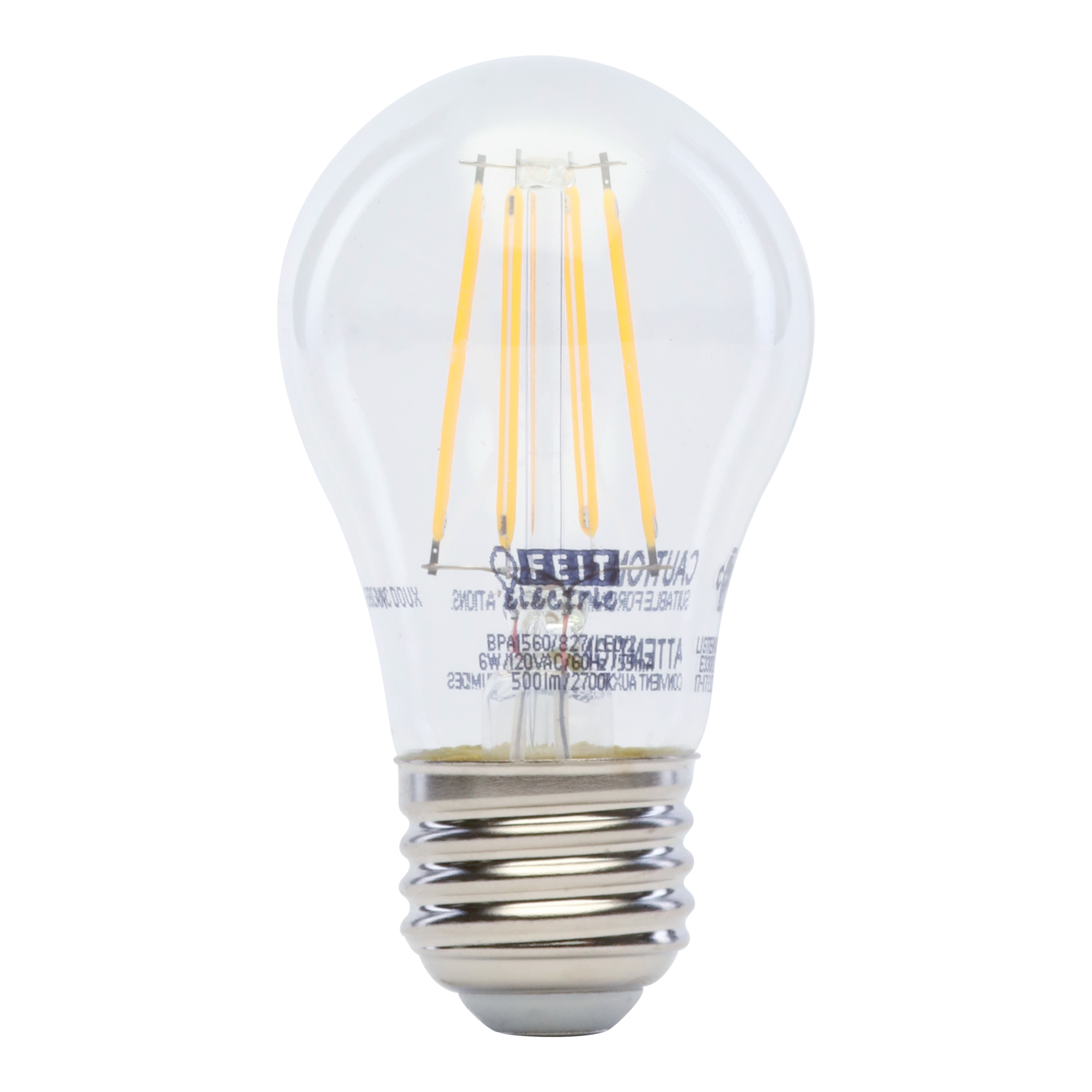 FEIT ELECTRIC 60 Watt Equivalent Soft White Clear A15 Dimmable Led ...