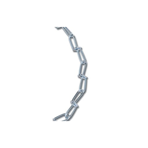 Baron Double Loop Chain 4/0, Zinc - Sold by the Foot - 7264 | Rural King