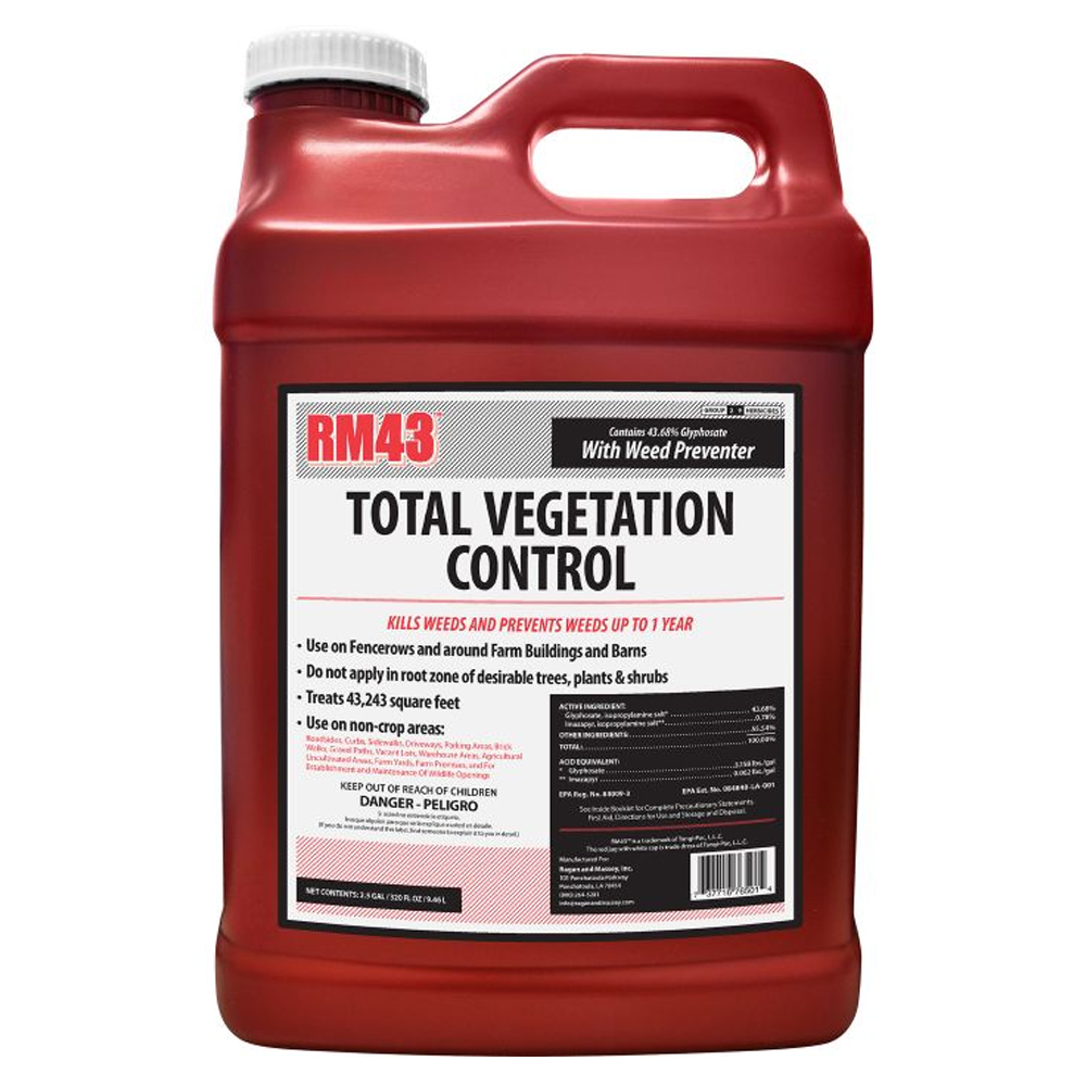 RM43 Glyphosate Total Vegetation Control, 2.5 Gallon Jug - 76501N ...
