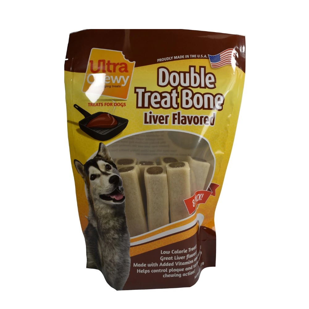 Ultra Chewy Double Treat Bone Liver Flavor, 22.4 oz. Bag | Rural King