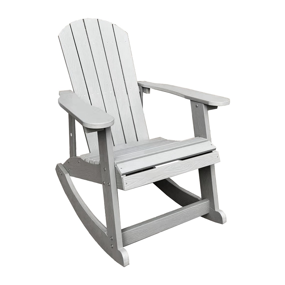 Alpine Light Gray Rocking Adirondack Chair - MFW106LGR | Rural King