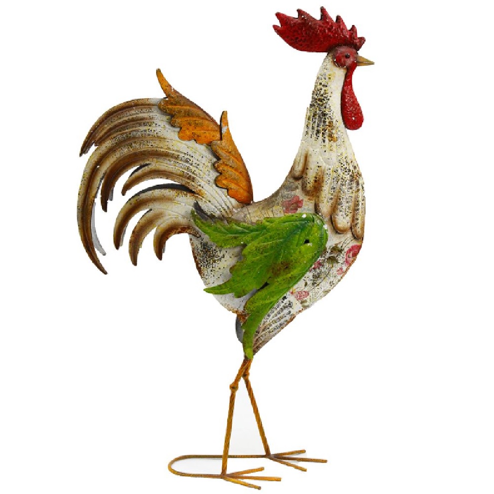 Backyard Expressions Floral Plumage Rooster - 911511 | Rural King
