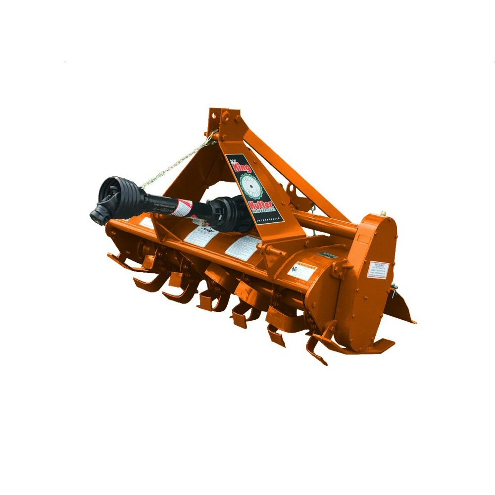 King Kutter 4' Professional Gear Driven Rotary Tiller, Orange - TG-G-48 ...