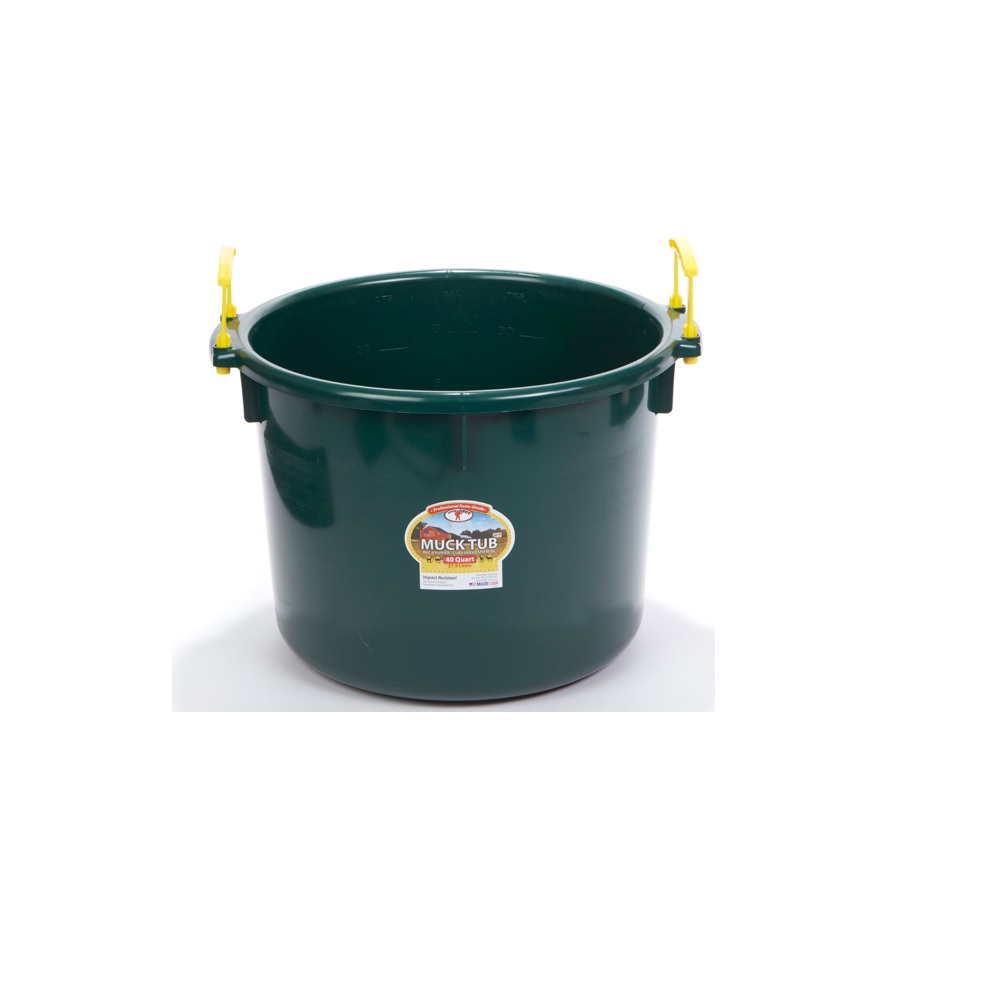 Little Giant Plastic Muck Tub - 40 Quart, Red - PSB40RED | Rural King