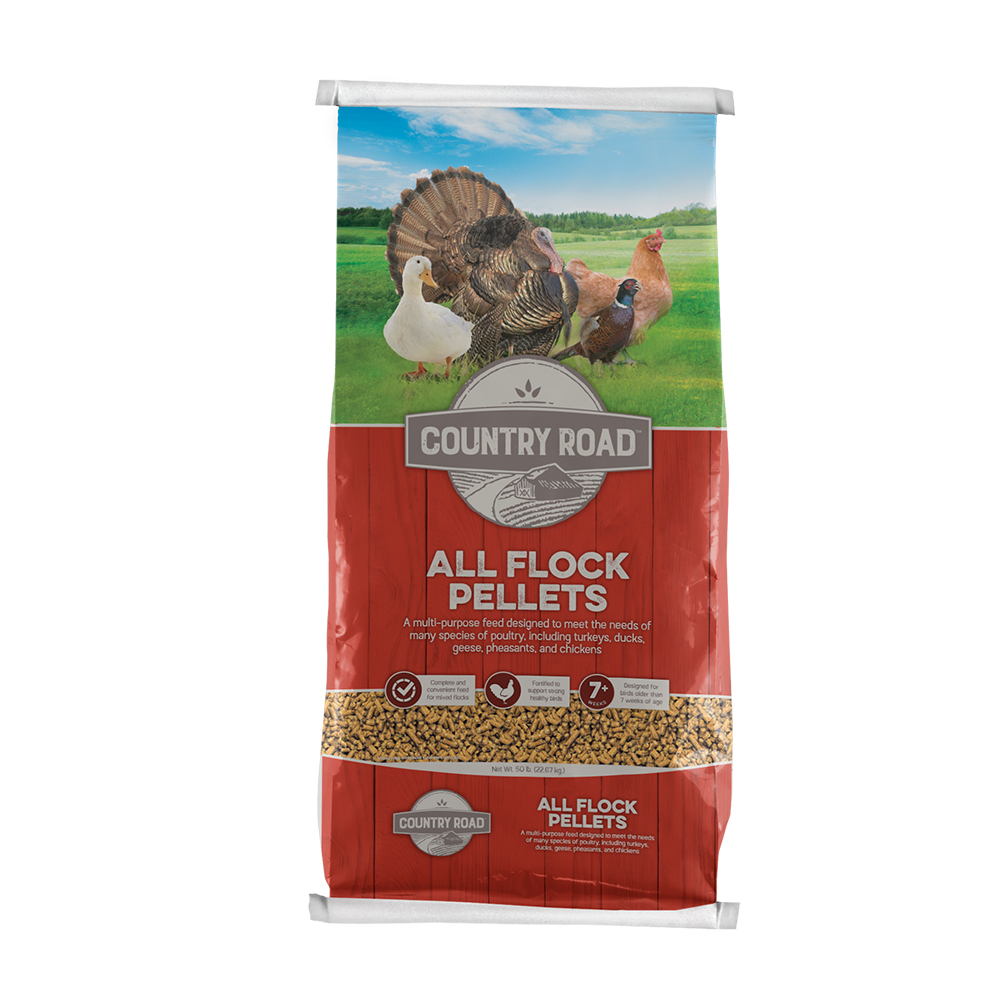 Country Road All Flock 18% Pelletized Feed, 50 lb. Bag | Rural King