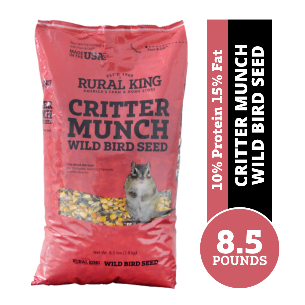 Rural King Critter Munch, Wild Bird Seed, 8.5 lb. Bag | Rural King
