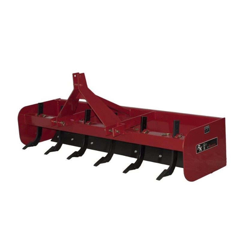 King Kutter 7' Professional Hinged Box Blade, Red - H-BB-84-RR | Rural King