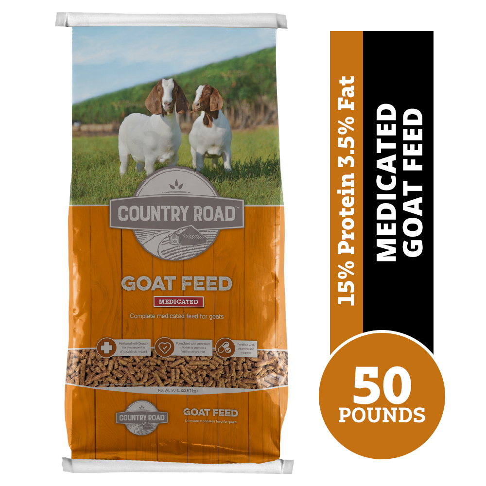 Country Road Medicated Goat Feed, 50 lb. Bag | Rural King