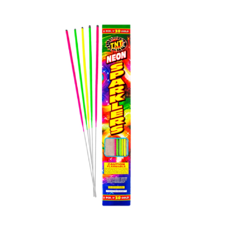 TNT Fireworks Neon Sparklers, #20 - 380395 | Rural King