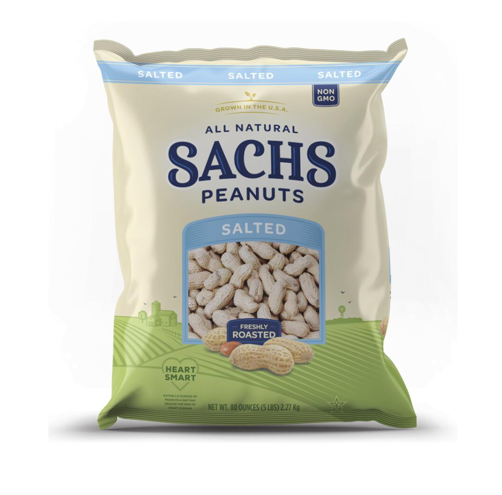 Sachs All-Natural Roasted Salted in-Shell Peanuts, 5 lbs. | Rural King