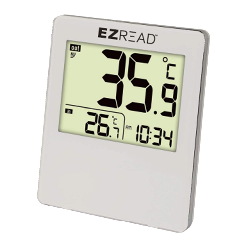 EZ Read Large Digital Thermometer with Clock 840-1500 | Rural King
