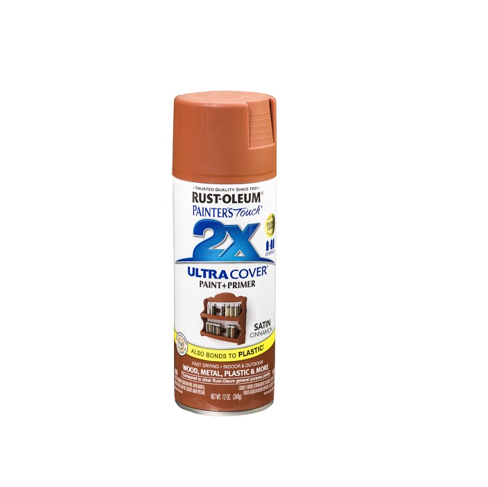 Rust-Oleum Ultra Cover 2X Spray Paint Satin Cinnamon Spray 249084 ...
