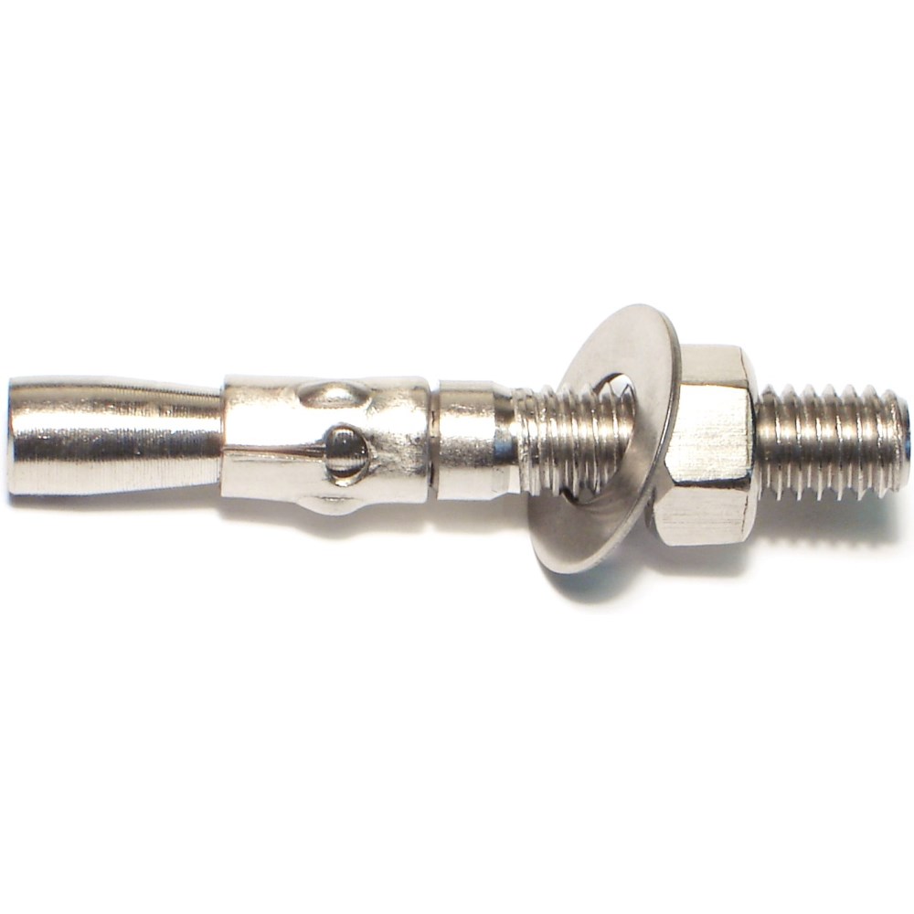 Midwest Fastener 3/8\" x 2-3/4\" 304 Stainless Coarse Thread Wedge ...