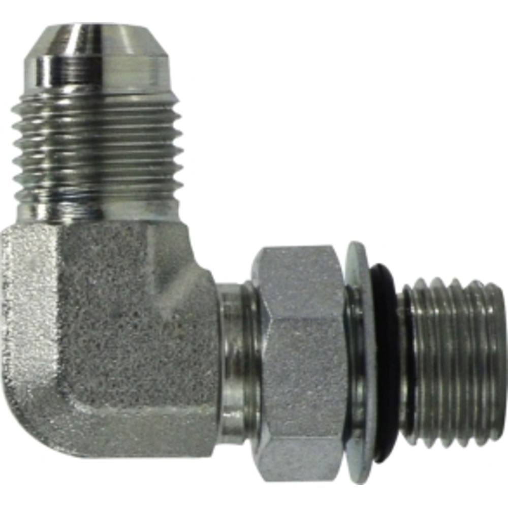 Adaptall Hydraulic Adapter Male JIC X Female JIC Swivel 90 - 8MJ-8MB90-BP | Rural King