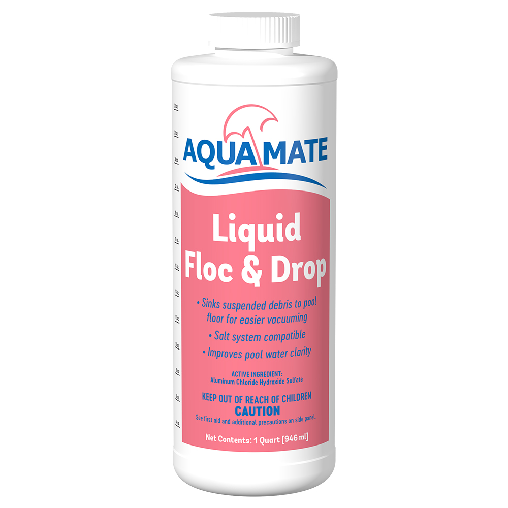 Aquamate Liquid Floc and Drop, 1 qt - B004750-CS20Q | Rural King