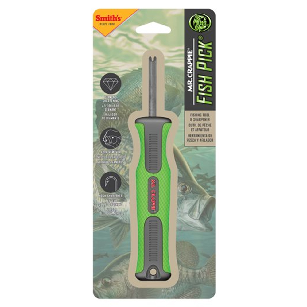Smith's Mr. Crappie Retractable Fish Pick & Hook Sharpener - 51195 ...