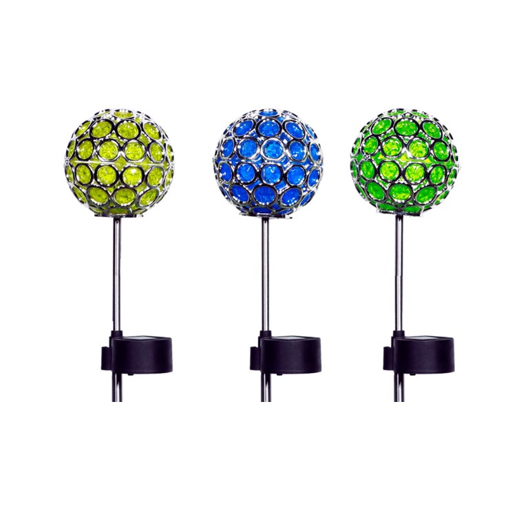 Alpine Solar Ball Garden Stake with LED Light- SKY212ABB | Rural King
