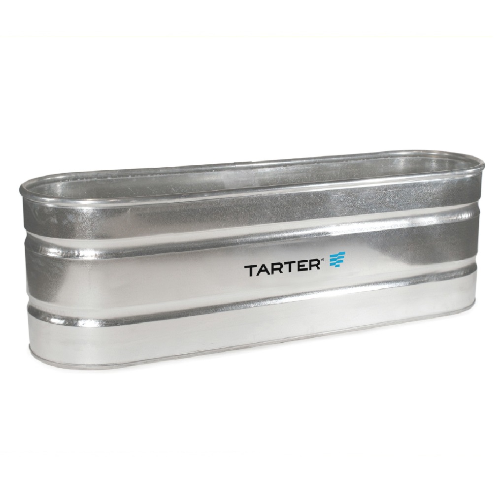 Tarter 8' x 2' x 2' Galvanized Oval Stock Tank - WT228 | Rural King